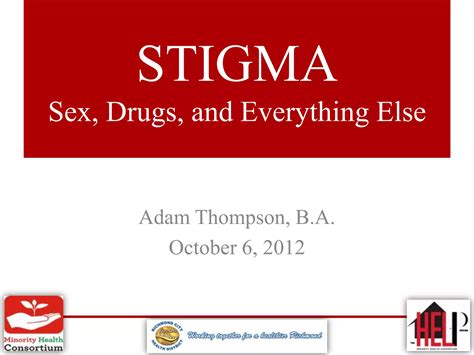 STIGMA Sex Drugs And Everything Else PPTX