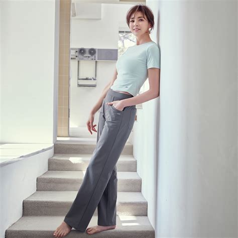 Event Stl 에어벤트 와이드 일자핏 밴딩 팬츠 11