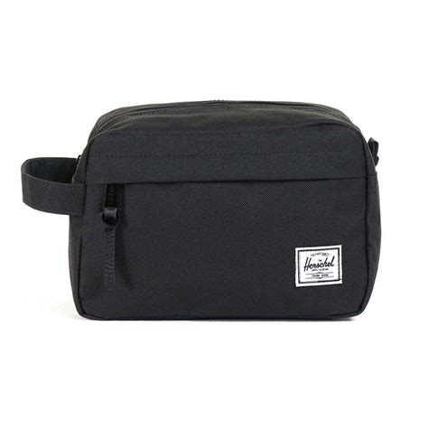 Herschel Supply Co Chapter Travel Kit In Black Country Club Prep