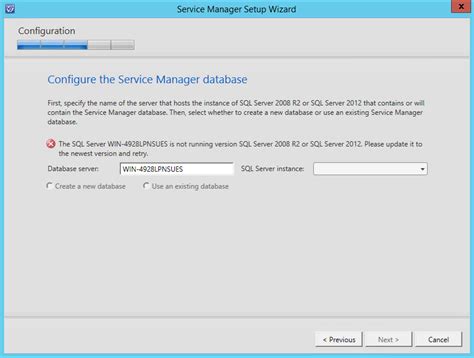 Performing Fresh Installation Of Service Manager With Sql Server 2014