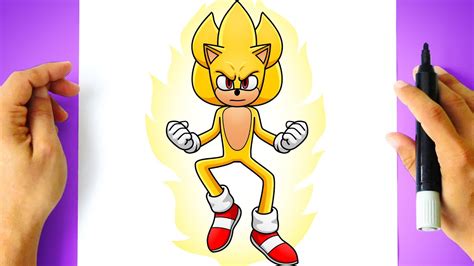 Super Sonic Drawings Easy
