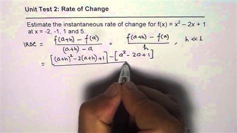 Instantaneous Rate