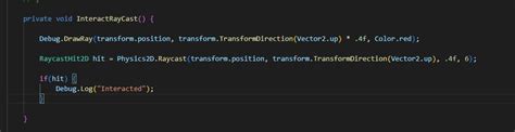 just started using raycasts for some reason will not detect collider