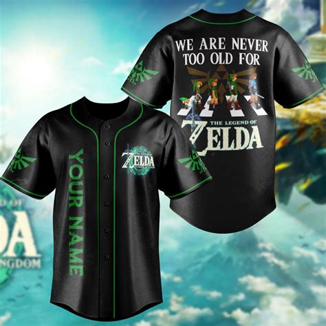 Legend Of Zelda Baseball Jersey Diceprints