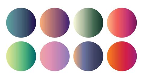 Gradient Color Palette 44800234 Vector Art At Vecteezy