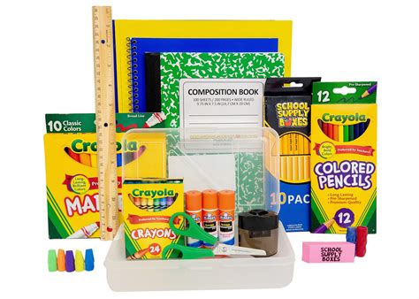 Buy Back To School Supply Box Grades K 5 School Supply Kit Back To