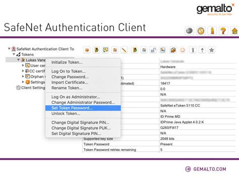 Safenet Authentication Client For Windows Macos And Linux Qscdeu