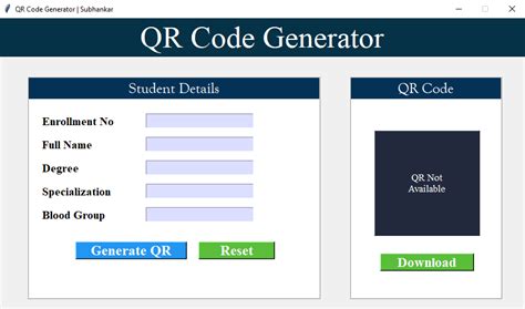 GitHub Subhankar QR Code Generator
