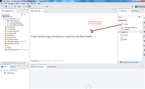 Creating A Mule ESB Sample Hello World Application