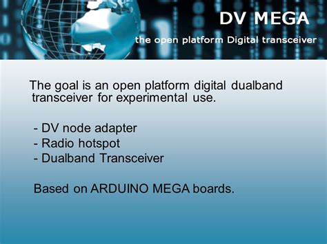 dvmega the open platform digital transceiver ppt download