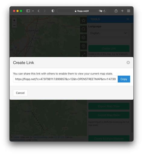 creating a link flopp s map documentation and news