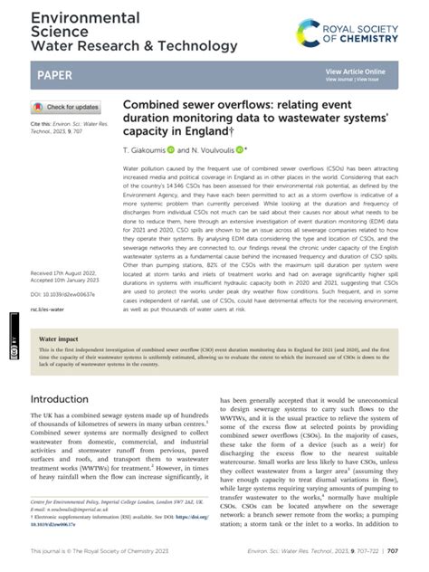 Combined Sewer Overflows Relating Event Duration Monitoring Data To