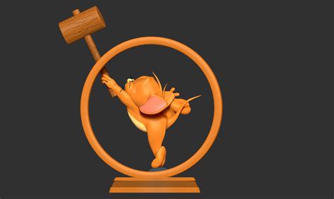 3d File Jerry Mouse・3d Printer Design To Download・cults