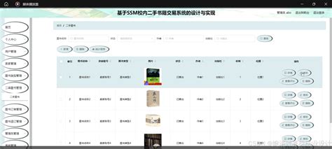 2025年毕设ssm校内二手书籍交易系统的设计与实现论文 源码 csdn博客