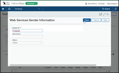 creating web service credentials in sage intacct using the role based