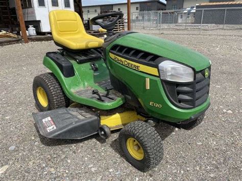 John Deere E120 Riding Lawn Mower Ascent Auction