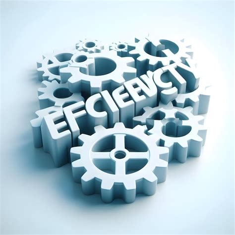 3d Vector Of Interlocking Gears Symbolizing Efficiency In Operational Management Premium Ai