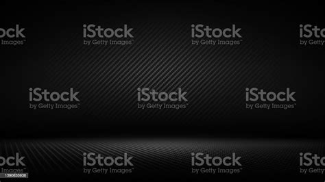 탄소 섬유 질감의 스튜디오 인테리어 현대 탄소 섬유는 빛으로 검은 색 인테리어를 질감 장착 배경 제품 배치 벡터 배경 템플릿 모형 배경 주제에 대한 스톡 벡터 아트 및 기타