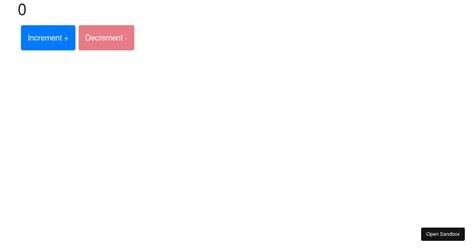 proservices web react counter codesandbox