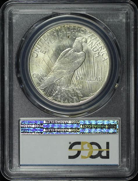 1922 S Peace Dollar Pcgs Ms 62 Northern Nevada Coin