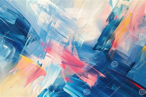 Experience Vibrant Abstract Art With Bold Colors And Brushstrokes Adding Creativity To Your
