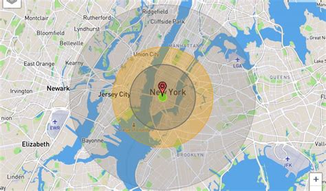The Nukemap An Interactive Map With Nuclear Weapons Effects Data A Visual Reference Of Charts