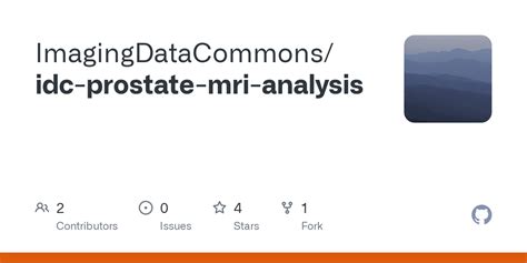 GitHub ImagingDataCommons Idc Prostate Mri Analysis