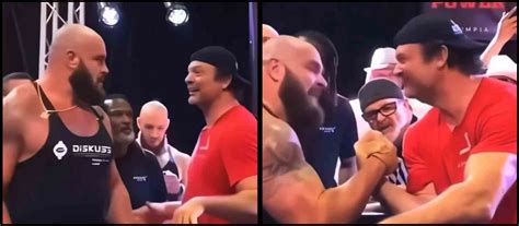 Video When A Professional Arm Wrestler Destroyed A Big Dude With A Smile