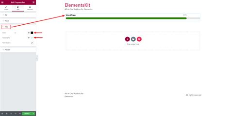 How To Create Progress Bar In Elementor Wpmet