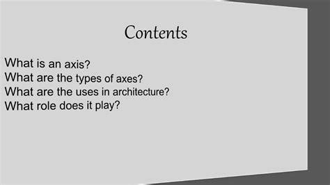 Axis Ordering Principle Ppt