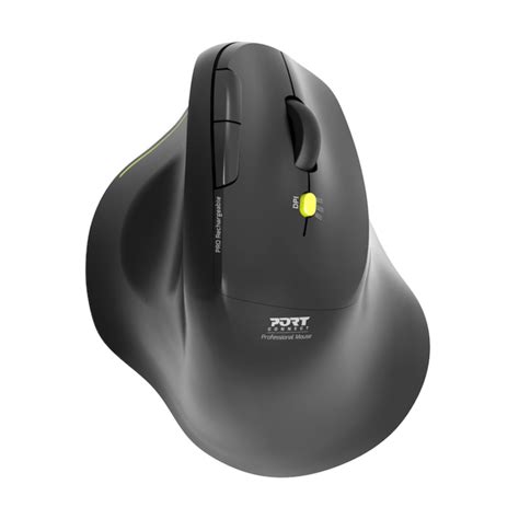 Port Connect 24ghz Wireless Ergo Soft Bluetooth Rechargeable Mouse