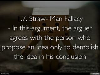 Types Of Informal Fallacies PPT