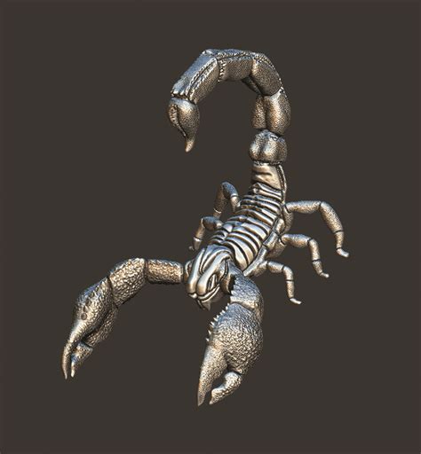 Scorpion 3d Model 3d Printable Cgtrader