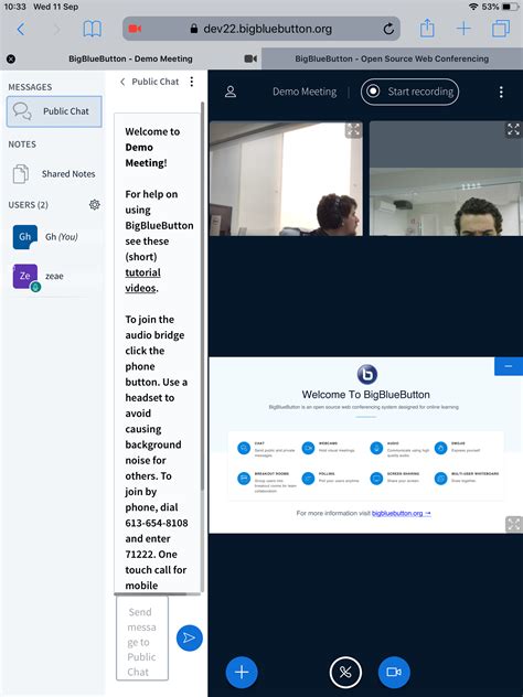 Ios Webcams Displaying Problem Issue Bigbluebutton