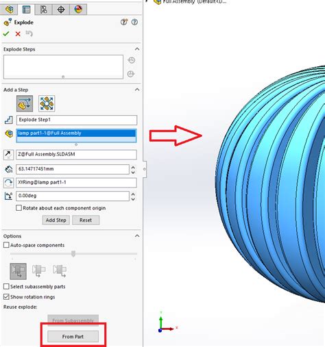 How To Reuse A Part Exploded View In A Solidworks Assembly