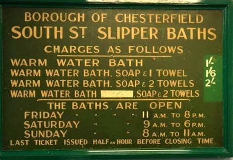 Swimming Baths Chesterfield
