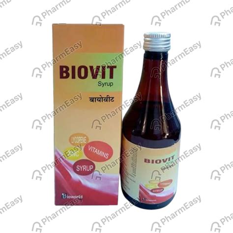 Biovit Syrup 200 Uses Side Effects Price And Dosage Pharmeasy