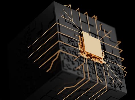 几何节点blender3 3高科技芯片电路立方体动画 Blender布的