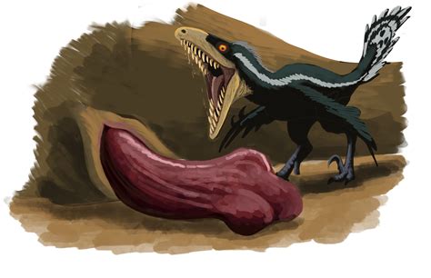 Rule 34 Absurd Res Ambiguous Gender Dinosaur Dromeosaur Duo Feathered Dinosaur Feathered