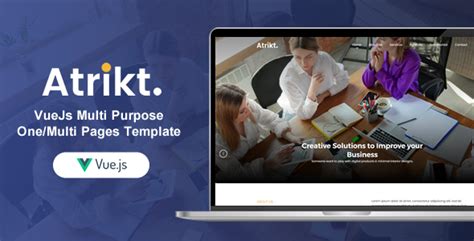 Atrikt Bootstrap Vuejs Multi Purpose One Multi Pages Template By Parexcellenceitsolutions