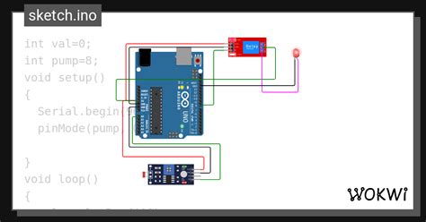 Soil Moisture Sensor Wokwi ESP32 STM32 Arduino Simulator