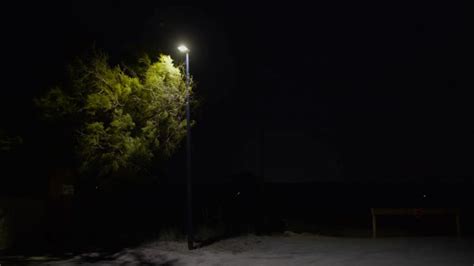 Flickering Street Light Stock Footage Royalty Free Video Clips