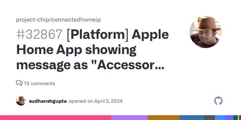 Platform Apple Home App Showing Message As Accessory Not Supported