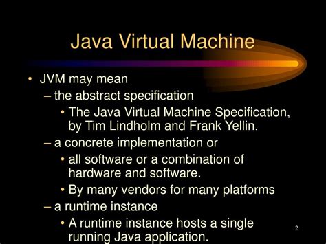 Ppt Java Virtual Machine Powerpoint Presentation Free Download Id