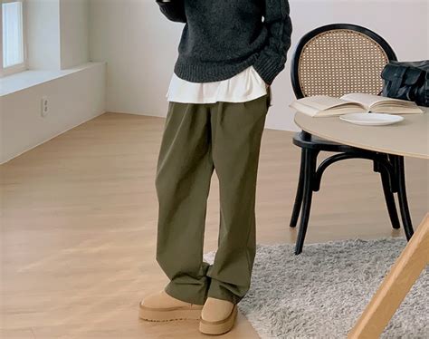 리리앤코 에닌포디 밴딩 속기모 와이드 팬츠빅사이즈 36사이즈 리리앤코 기모팬츠 기모코튼팬츠 속기모 코튼팬츠 겨울팬츠 면바지 기모면바지 밴딩바지 밴딩팬츠 겨울팬츠 와이드팬츠