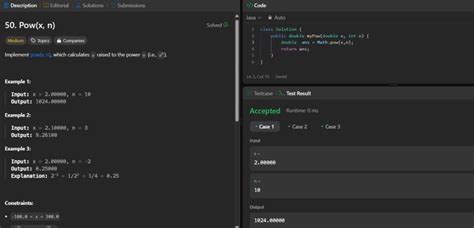 Hey Coders This Is The Day20 Of 60dayschallengeofdsa This Is The Leet Code Question No50