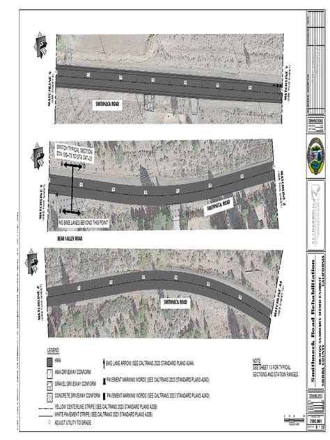 Smithneck Road Rehabilitation Plans Pdf Road Infrastructure Transport