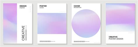 추상적 인 흐릿한 파스텔 색상 그라디언트 다채로운 메쉬 배경 세트 방문 페이지 책 표지 브로셔 전단지 잡지 모든 브랜딩 배너 헤더 프리젠 테이션 및 벽지 배경에 사용할 수