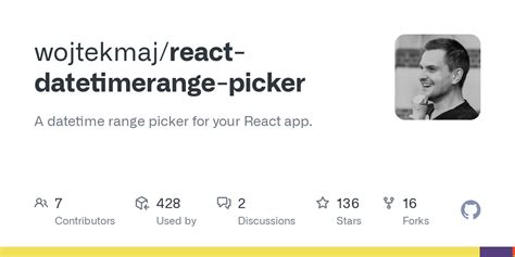 GitHub Wojtekmaj React Datetimerange Picker A Datetime Range Picker For Your React App
