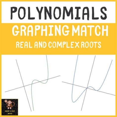 Graphing Polynomials Matching Activity By Chimp A Roo Maths Tpt